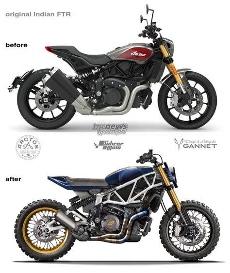 Custom Indian FTR1200 Tracker Born In Switzerland MCNews