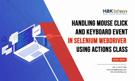 Handling Mouse Click And Keyboard Event In Selenium Webdriver Using