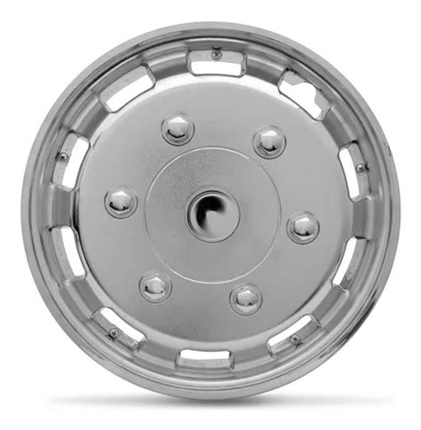 Calota Esportiva Aro 16 Universal Para Vans Cromado Parcelamento Sem