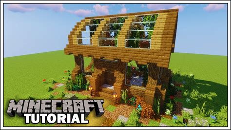 How To Build A Greenhouse In Minecraft Minecraft Tutorial YouTube