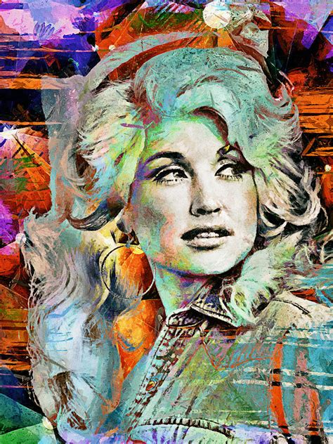 Dolly Parton Mixed Media By SampadArt Gallery Fine Art America