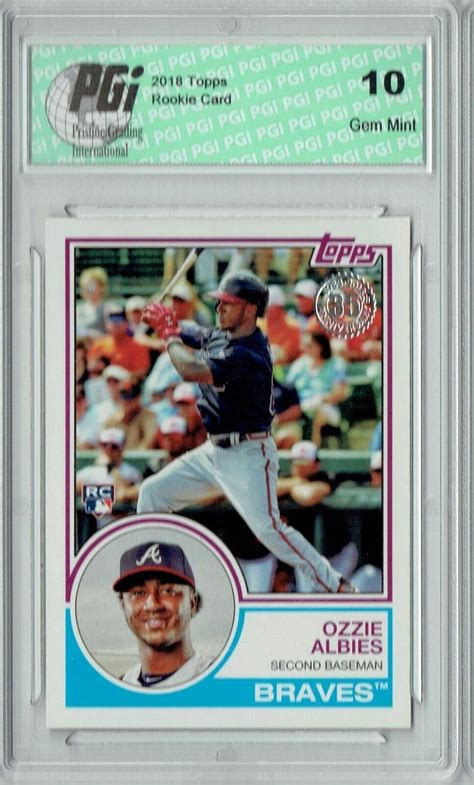 Amazon Ozzie Albies 2018 Topps 83 40 1983 Throwback Rookie Card