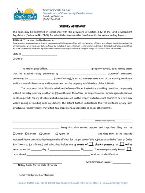 Fillable Online Discover Pbcgov OrgpzbbuildingOwner Builder Affidavit