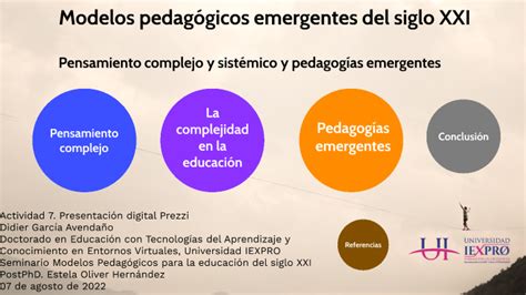 Modelos pedagógicos emergentes del siglo XXI by DIDIER GARCIA AVENDAÑO