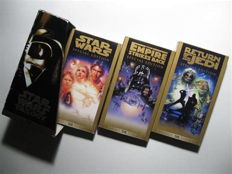 1997 Star Wars Trilogy Special Edition 3 VHS Tapes Box Set