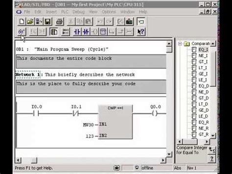 Plc Siemens S7 300 Training Lesson 2 Creating My First Project YouTube