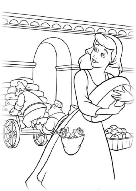 Cinderella Ausmalbilder Zum Ausdrucken