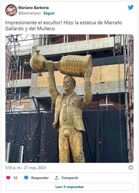Tras las críticas limarán el bulto de la estatua de Marcelo Gallardo