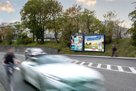 Werbeplakate Der Klassiker der Außenwerbung