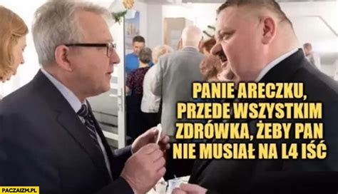 Janusz Alfa życzenia opłatek panie Areczku przede wszystkim zdrówka