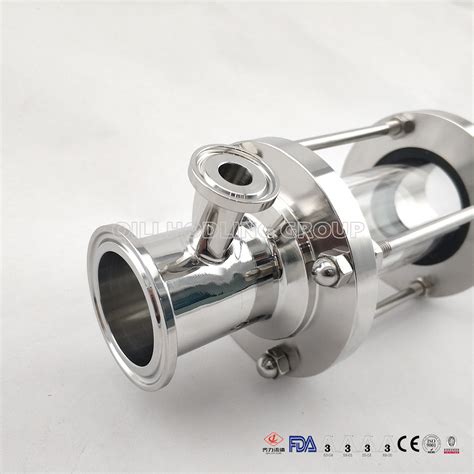 304 316L Sanitary Stainless Steel Clamp Custom Tank Sight Glass China