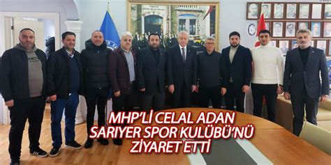 MHPli Celal Adan Sarıyer Spor Kulübünü ziyaret etti