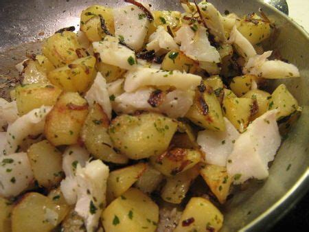 Morue Aux Pommes De Terre Et Aux Oignons Recette Ptitchef
