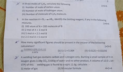 A Welding Fuel Gas Contains Carbon And Hydrogen Only Burning A Small Sam