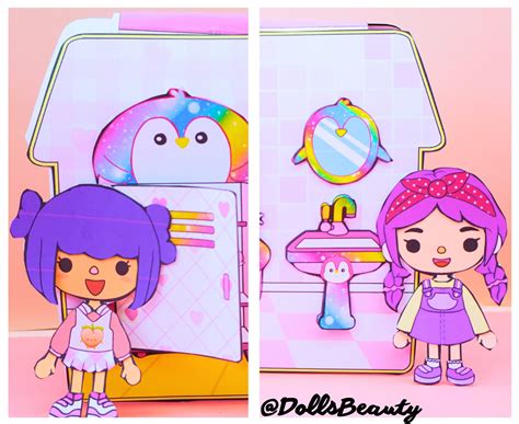 Toca Boca Printable Paper Doll Shopping Mall Dress Up 55 OFF