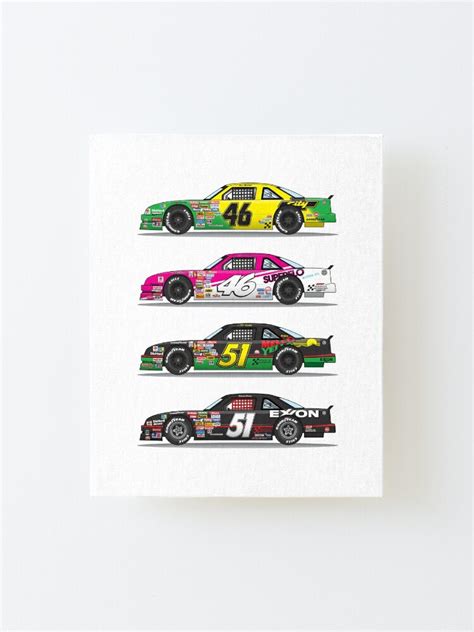 Days Of Thunder Car Collection Art Illustration Cole Trickle Rowdy