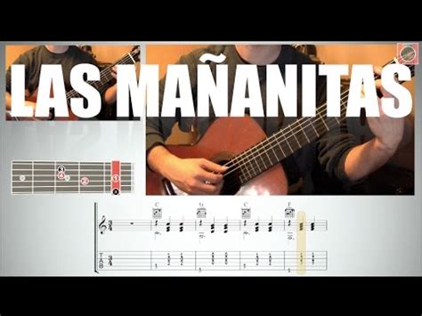 Cómo tocar Las mañanitas melodía y acordes tab guitarbn YouTube