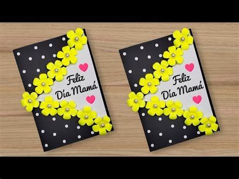 Fácil y hermosa tarjeta para el día de la madre DIY hecho a mano