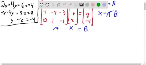 solved for problems 27 40 use the method of matrix inverses to solve each system 4 x 3 y