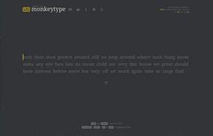 Monkeytype Minimalistic Typing Test Featuring Many Test Modes An