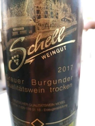 Schell Grauer Burgunder Trocken Vivino US