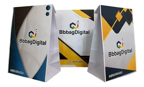 Saco Kraft Delivery Sos Personalizado Logo Und Mebuscar Brasil