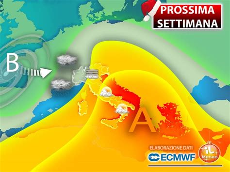 Meteo Prossima Settimana Con L Anno Nuovo L Anticiclone Si Sposta