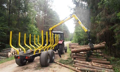 HYDROFAST H Timber Trailer With Crane OTTO Trailer