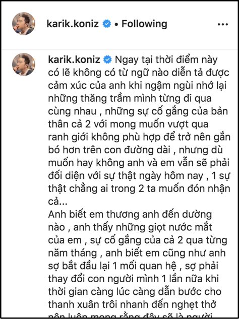 Karik viết tâm thư gửi người yêu cũ dân tình đồng loạt gọi tên Đàm