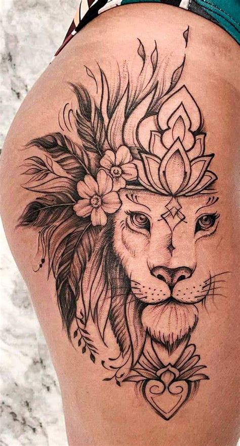 40 Fotos de tatuagens de leão Femininas e masculinas 2 Top