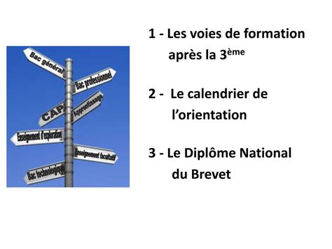 PPT 1 Les voies de formation après la 3 ème PowerPoint Presentation