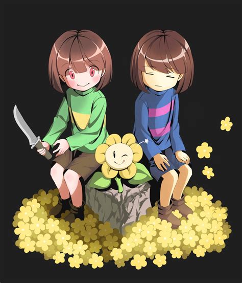 Flowey Flowey The Flower Frisk Chara Anime Is Real