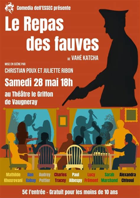 LE REPAS DES FAUVES Théâtre Le Griffon Vaugneray
