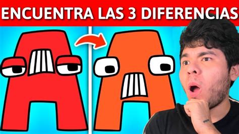 Encuentra Las Diferencias De ALPHABET LORE Leamsito Juego Para