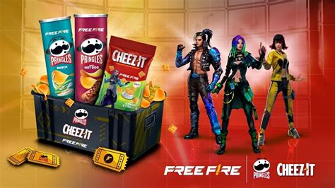 NUEVA COLABORACIÓN DE FREE FIRE CON PRINGLES Y CHEEZ IT FREE FIRE X