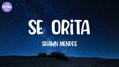 Se Orita Shawn Mendes Lyric Video Youtube