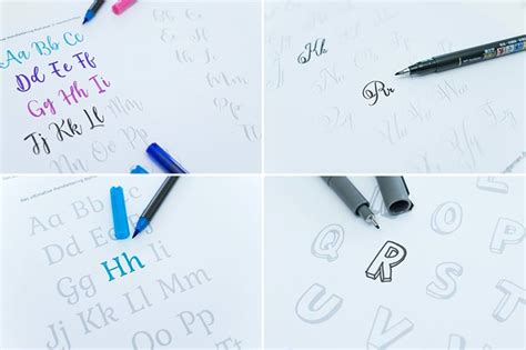 Das ultimative Handlettering Alphabet Vielfalt für deine Letterings