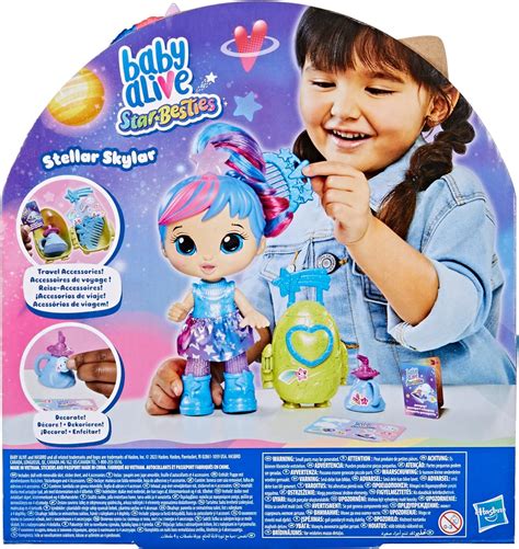 Buy Baby Alive Star Besties Doll Stellar Skylar 8 Inch Space Themed
