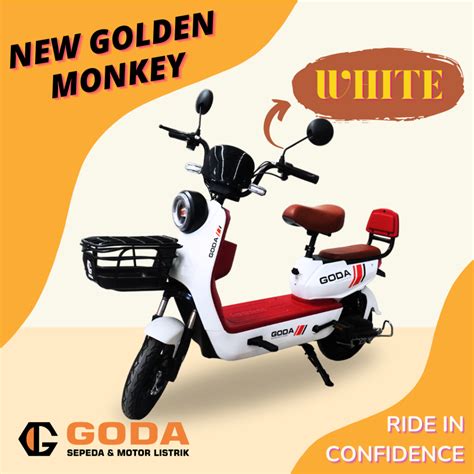 Jual Sepeda Listrik GODA GD140D Garansi Resmi GD 140 D Golden Monkey