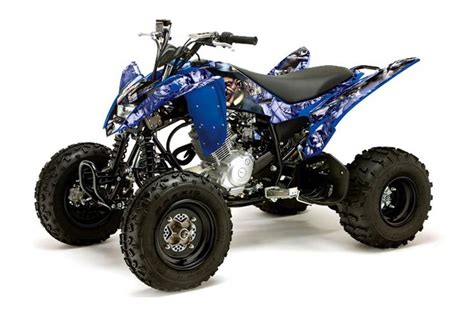 Yamaha Raptor 125 ATV Graphic Kit 2011 2014 Mad Hatter Blue Graphic