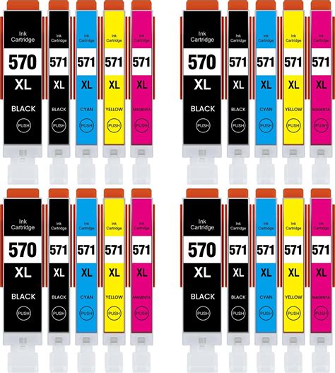 SMARTOMI 570 571 Ink Cartridges Replacement For Canon PGI 570 XL CLI