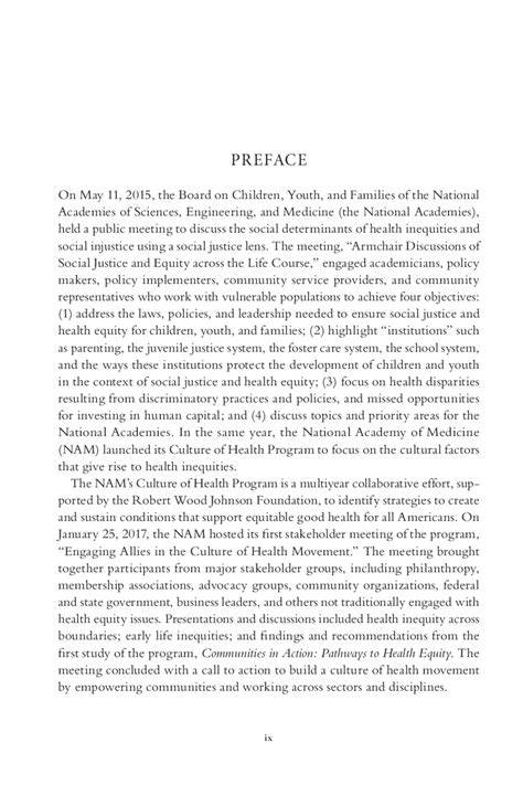Front Matter Perspectives On Health Equity And Social Determinants Of