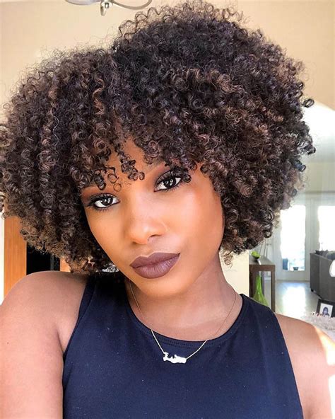 Bob Haircuts For Black Naturally Curly Hair
