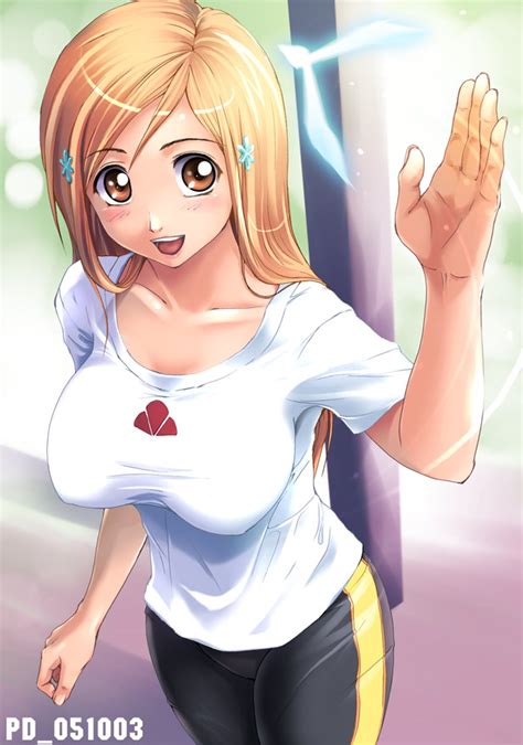 Inoue Orihime And Shun Shun Rikka Bleach Drawn By Shinozuka Jouji