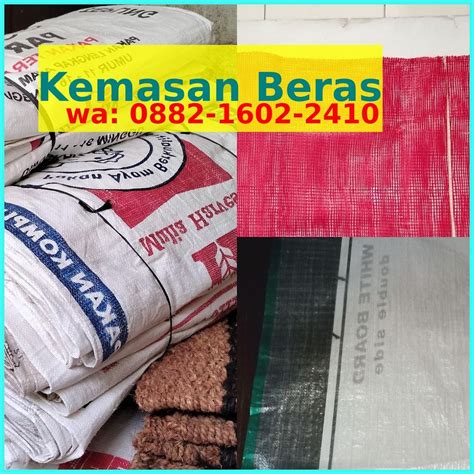 Contoh Sablon Plastik Beras O882 1ճO2 241O wa Pabrik Kemasan Beras