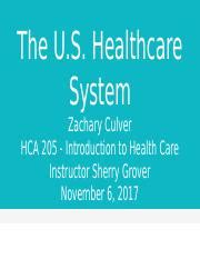 Hca Introduction To Healthcare Ashford University
