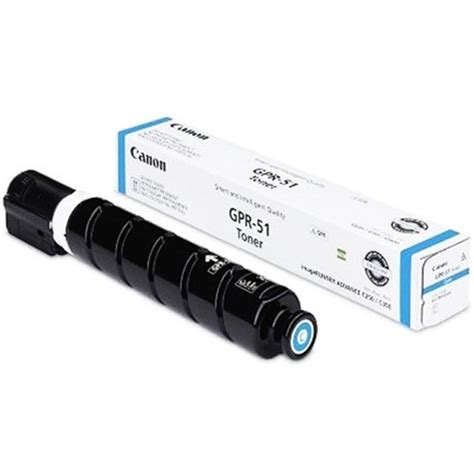 Cartucho de Tóner Canon GPR 51 8517B003AA Cyan Original para 21 500