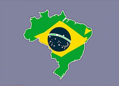 Brasil Vetor Mapa Foto Premium