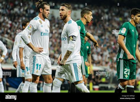 Madrid Spain 20th Sep 2017 Real Madrids Spanish Defense Sergio