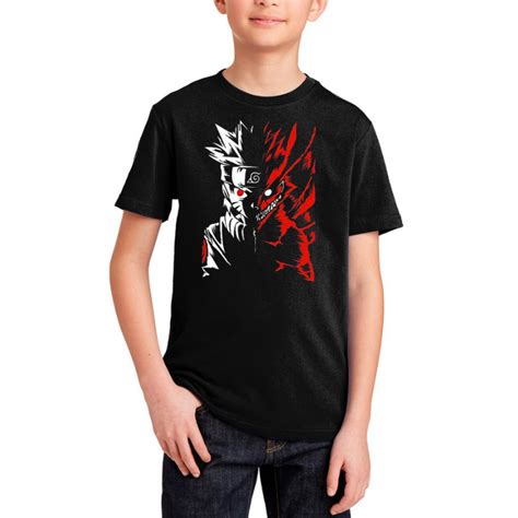 Camiseta Busa Infantil Juvenil Menino Naruto 9 Caudas Kurama Shopee